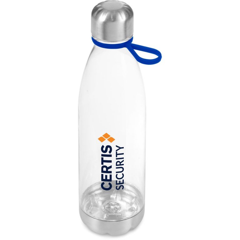 Clearview Plastic Water Bottle - 750ml - Blue - The Promo Group