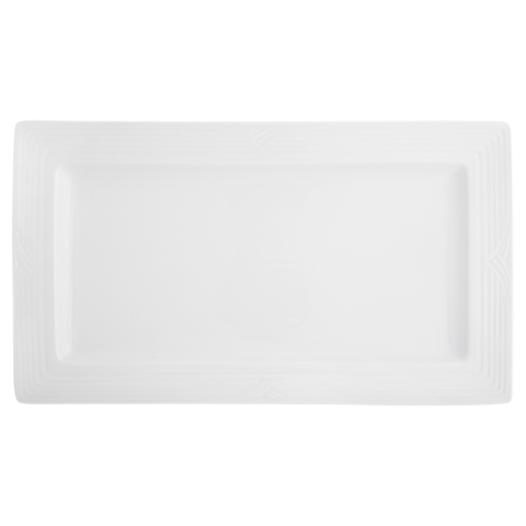 Arctic White Rectangle Plate - The Promo Group